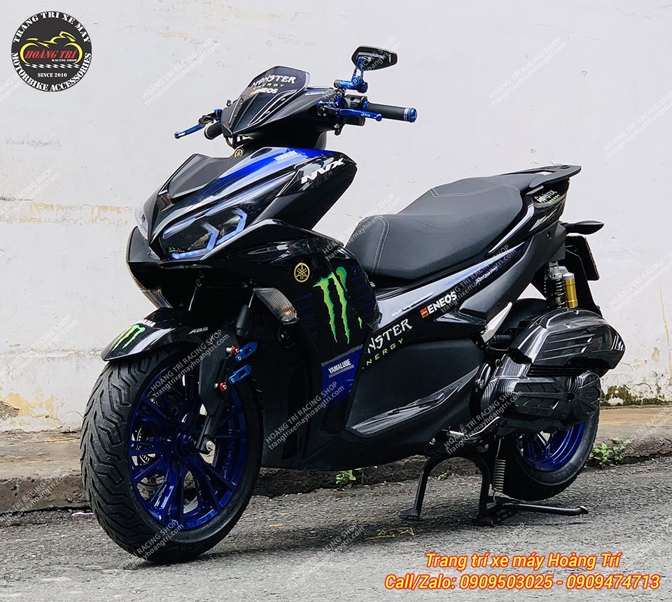 Yamaha NVX 2022 Monster độ đèn BMW và phanh đĩa sau cực ngầu