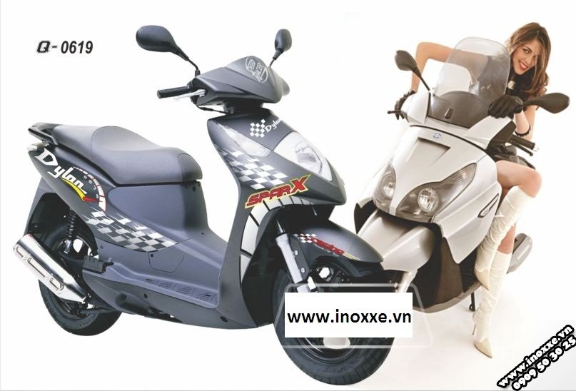 DÁN TEM XE DYLAN - TRANG TRÍ XE MÁY HOÀNG TRÍ