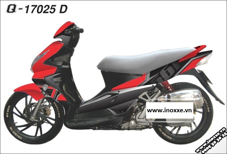 DÁN TEM XE HAYATE - ĐỘ TEM XE HAYATE TẠI HOÀNG TRÍ RACING SHOP