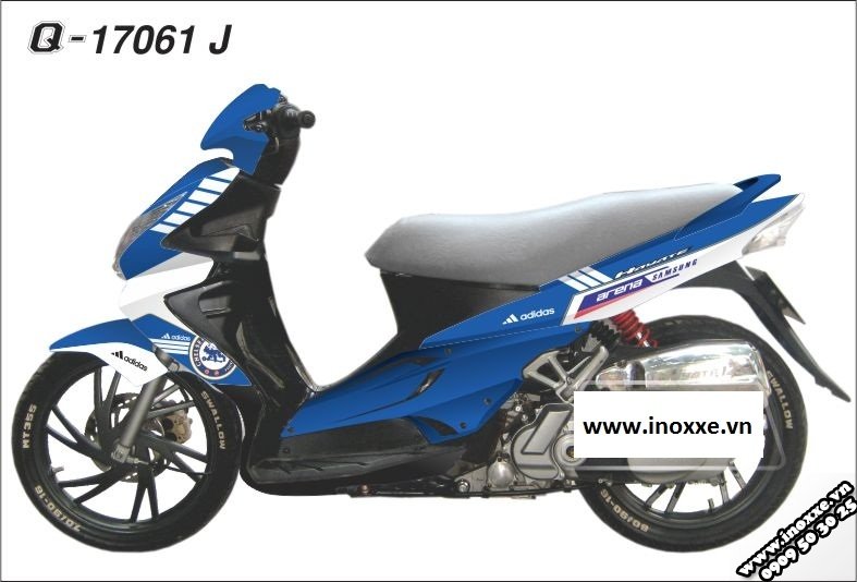 DÁN TEM XE HAYATE - ĐỘ TEM XE HAYATE TẠI HOÀNG TRÍ RACING SHOP